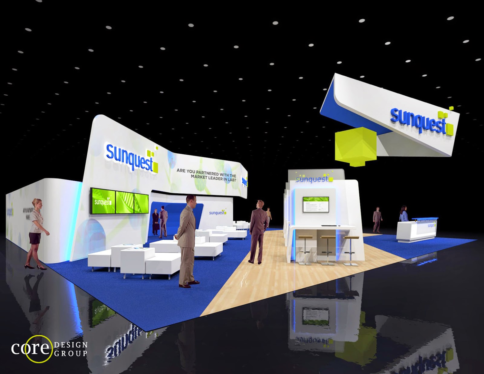 Sunquest 60' x 60' Island Exhibit: HiMSS - Core Design Group