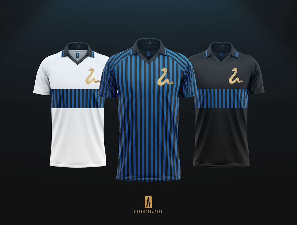 Inter Milan 'Golden Snake' Retro Concept Kits By Rupertgraphic - Footy ...