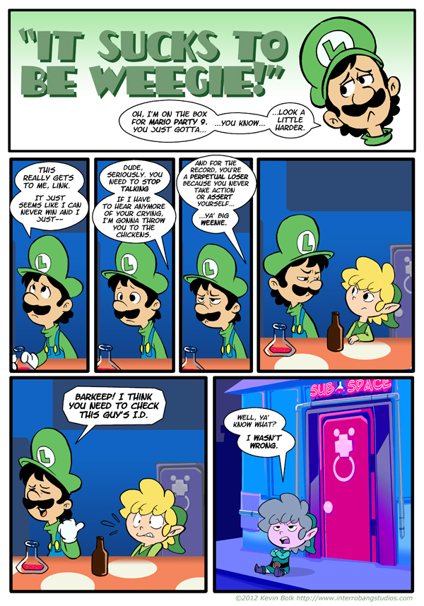 GAMING ROCKS ON: Comics: It Sucks to Be Weegie