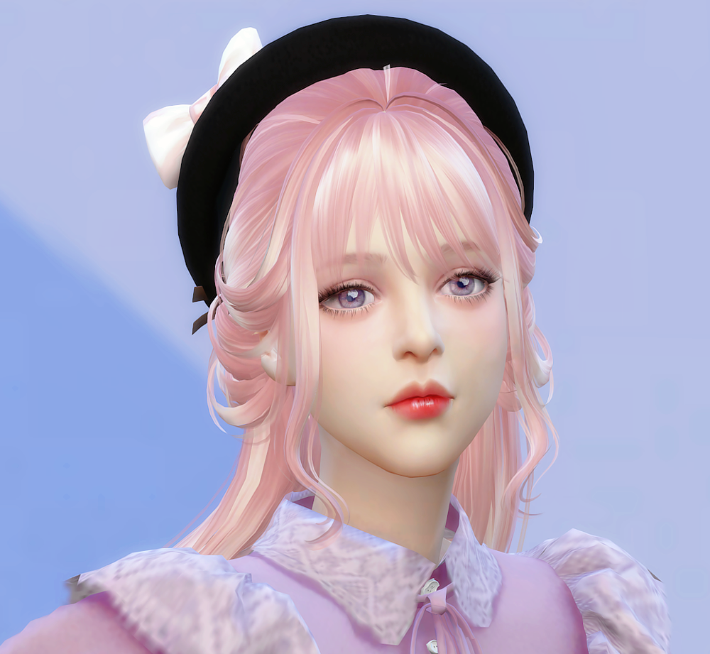 薇琪愛玩耍: The Sims 4 - 紫羅蘭 Violet（download）