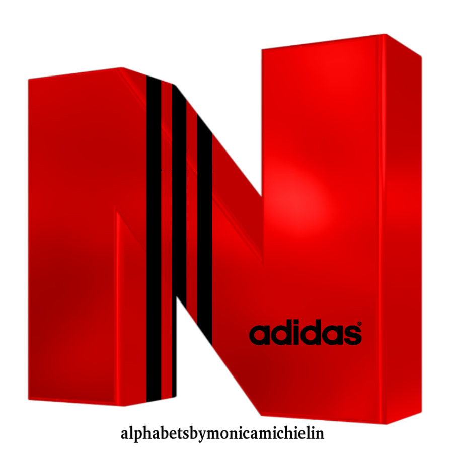 Adidas Logo Red Png