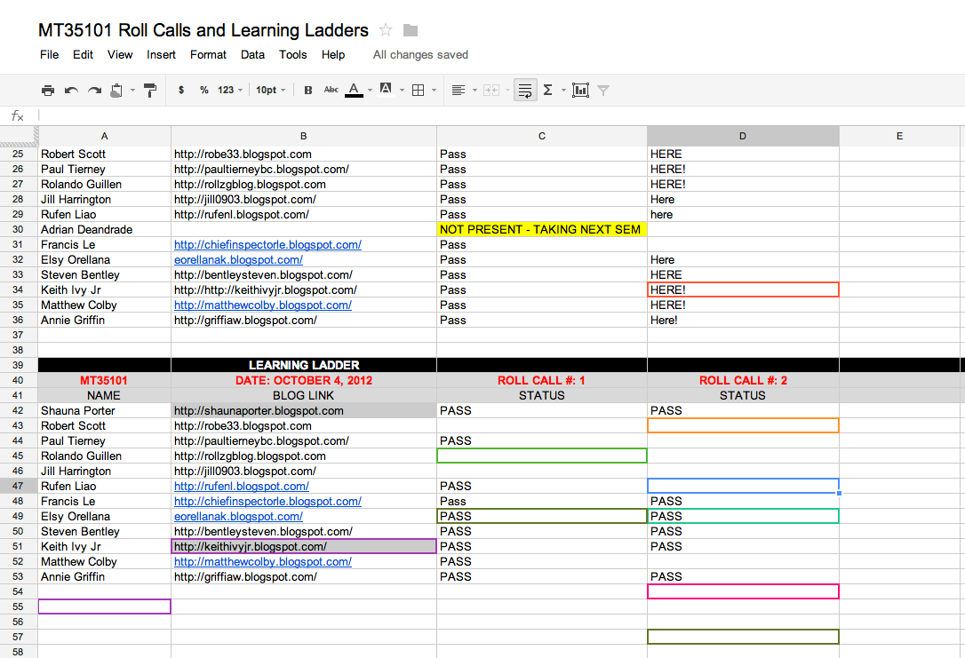 Discovering Computer Graphics Roll Call 2 Class 4