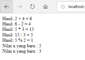 JOGIL CODE DEV-FHM: Operasi Aritmatika Dalam PHP