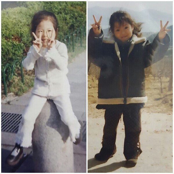 Hyuna shares a bunch of childhood photos