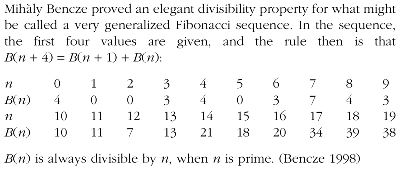 Mathematical Meanderings: The Perrin Sequence