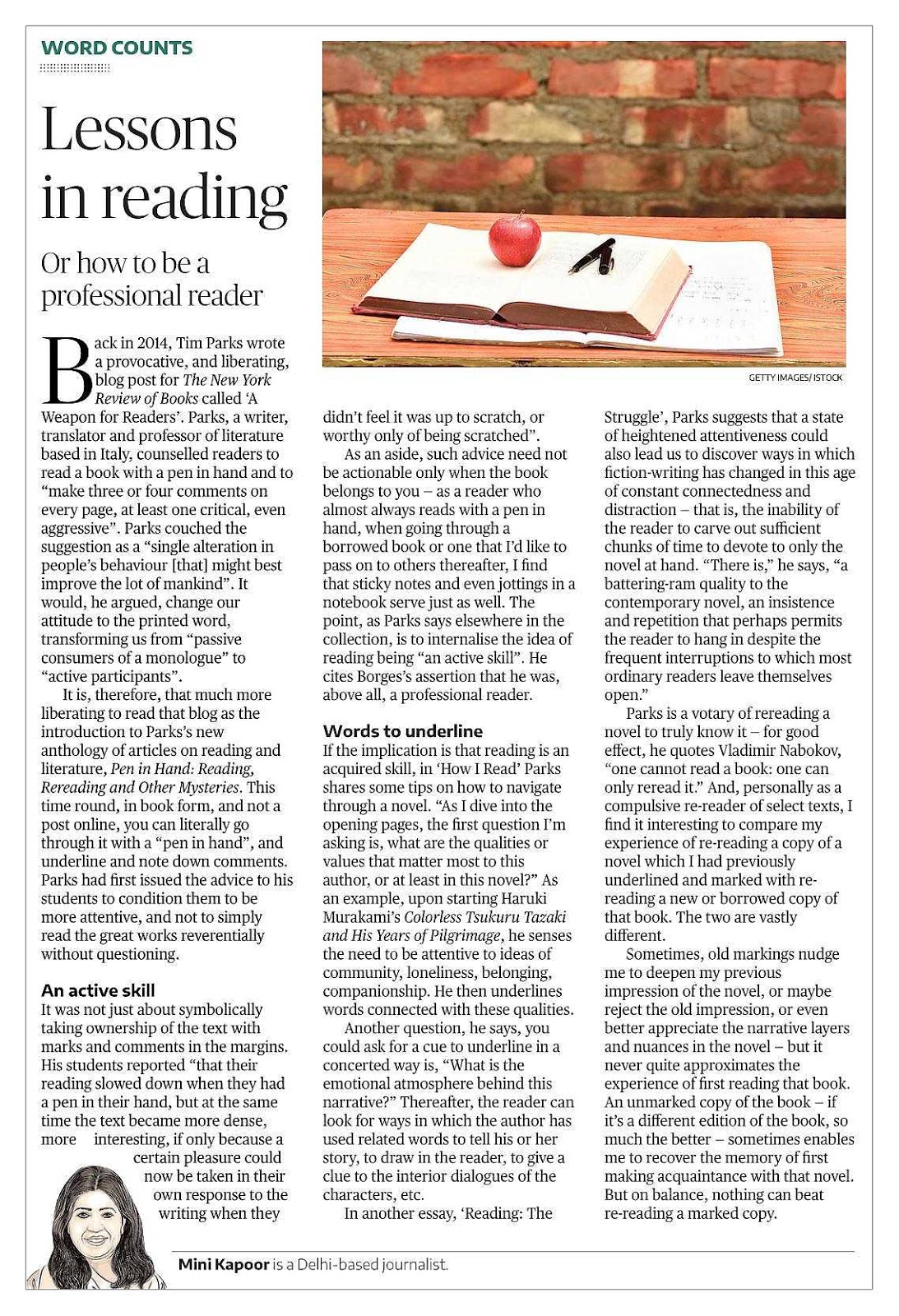 FYI@Librarian: Lessons in Reading - How to be a professional reader