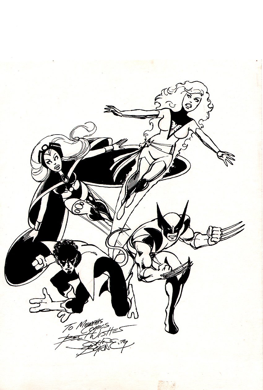 Marvel Comics of the 1980s: 1979-80 - John Byrne's X-Men sketches