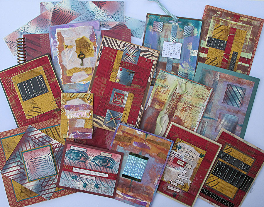 The Queen's Inkling: Texture Cards by Judi Kauffman for The Queen’s Inkling