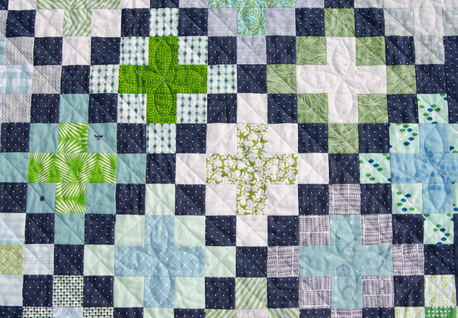Hyacinth Quilt Designs: Another Plus Quilt Variation