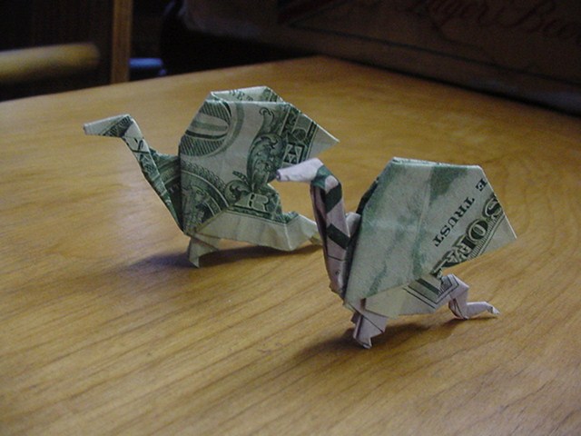 thealliancetrader design blog: More Origami Money Folding