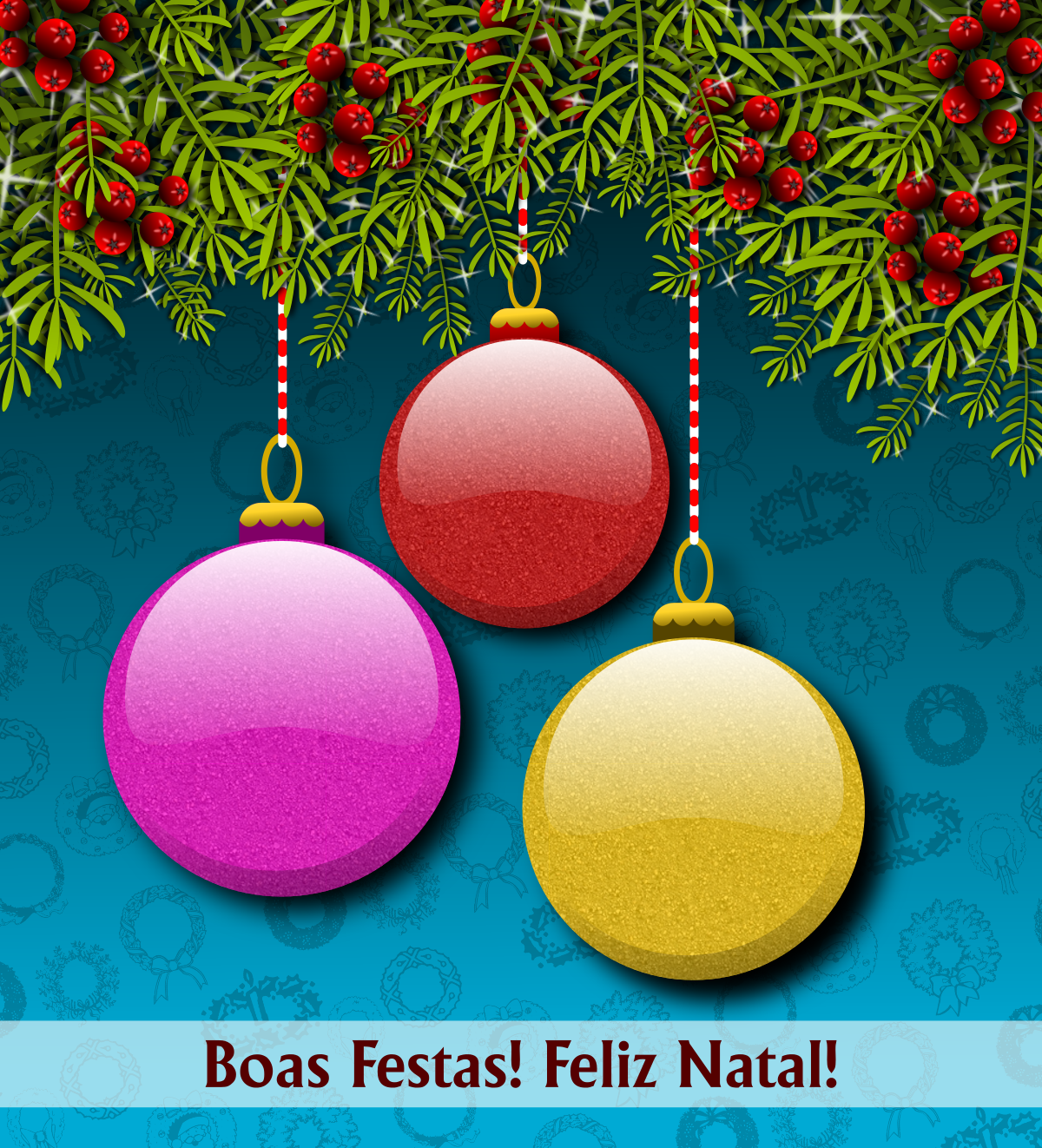 Postais de Natal no Inkscapes