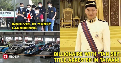Taiwanese billionaire with Malaysian Tan Sri title arrested for alleged ...