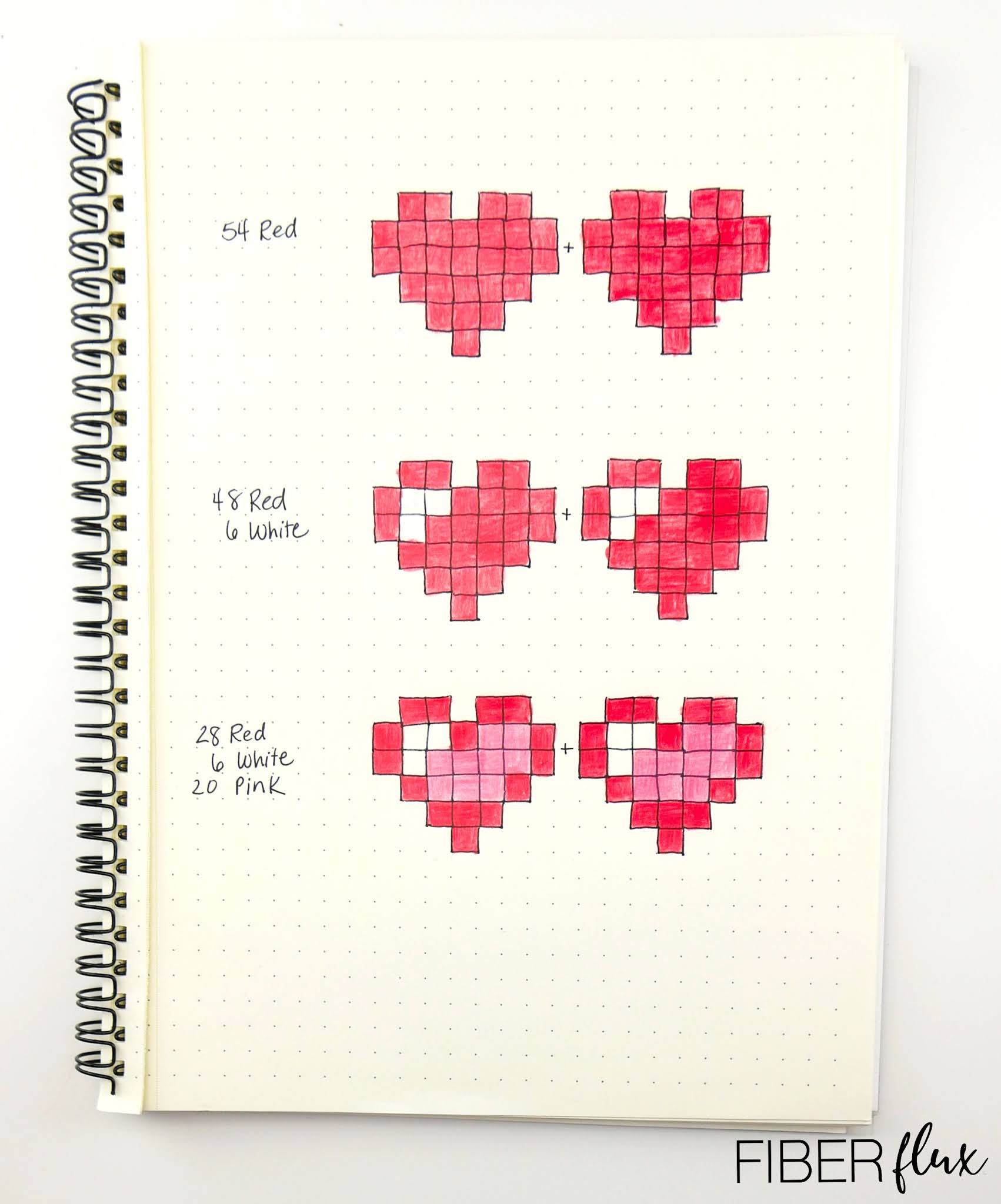 Fiber Flux: Pixel Heart Pillow, Free Crochet Pattern + Video