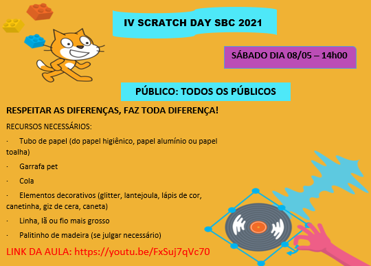 EMEB Lorenzo Enrico Felice Lorenzetti: IV- SCRATCH DAY DE SÃO BERNARDO ...