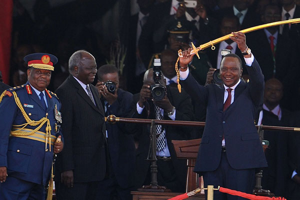 Prince Masaai Uhuru Kenyatta Inaugurated As Kenyan President
