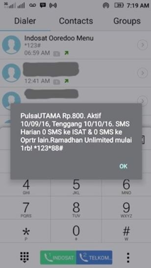 Cara Cek Masa Tenggang Indosat Ooredoo (IM3, Mentari) 2019