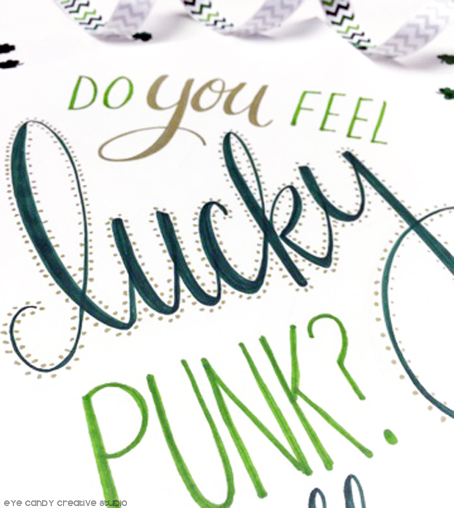 Eye Candy Creative Studio: ART PRINT :: Do You Feel LUCKY Punk?