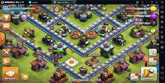 Cara Main COC di PC/Laptop Terbaru, Praktis - Yannech.com