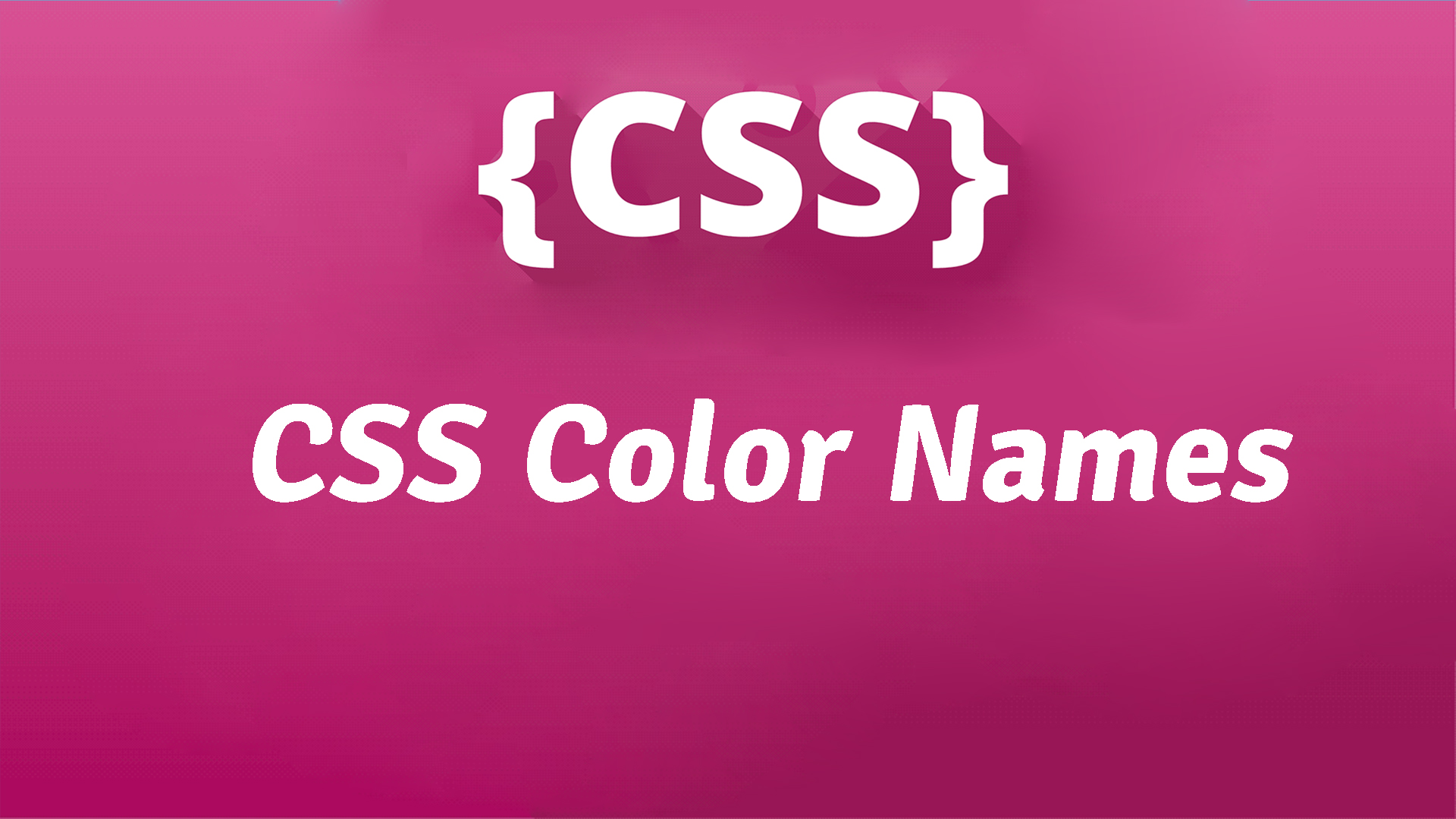 CSS Color Names