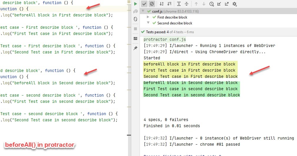 Keep Learning: beforeAll in protractor