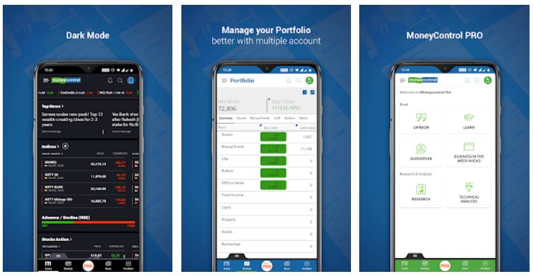 India's Best Stock Market Mobile App - Moneycontrol Share Market Mobile ...