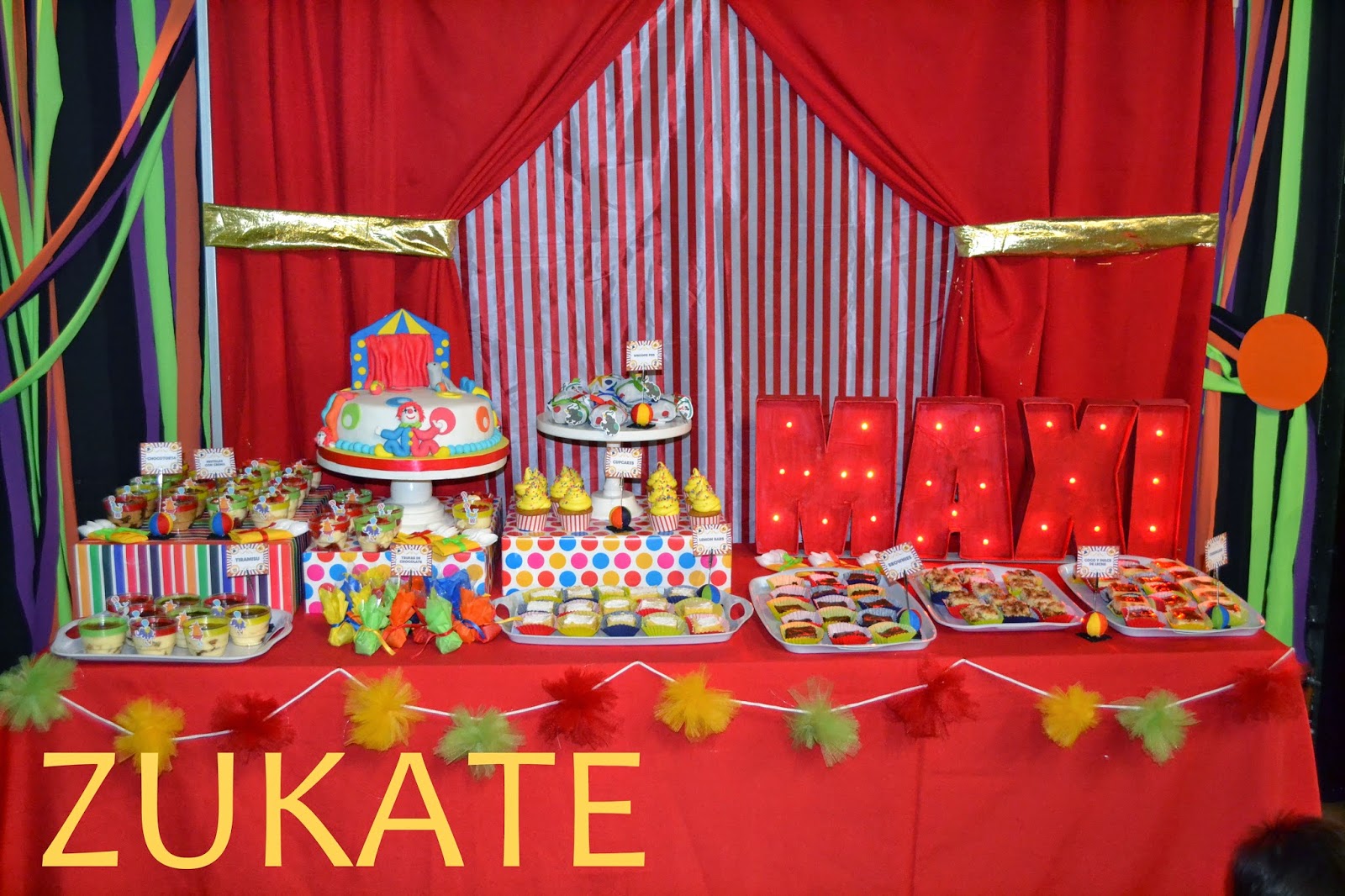 FIESTA DE CIRCO PARA MAXIMO | ZUKATE