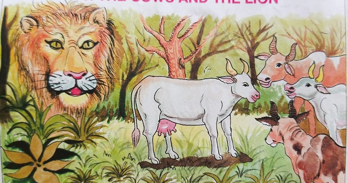 Lasya Stories: The cows and the lion | in english