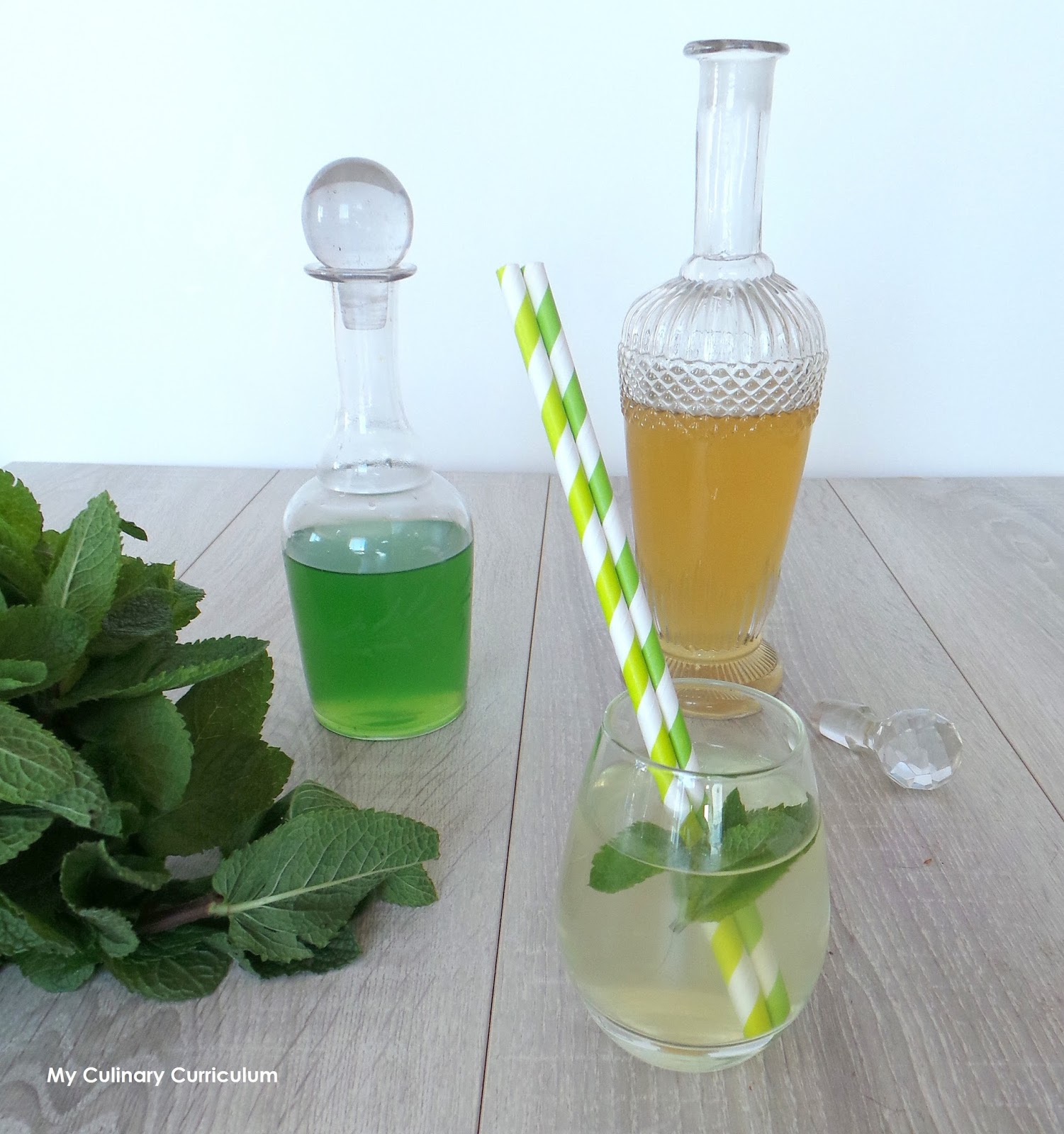 My Culinary Curriculum: Sirop de menthe maison (Homemade mint syrup)