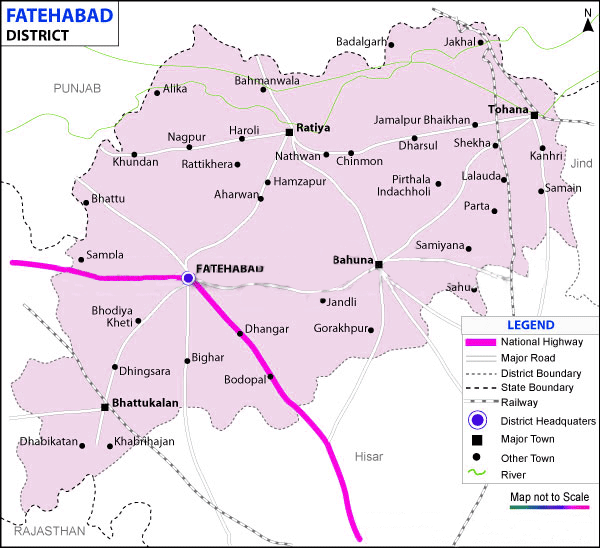 Rail-Map-india: Fatehabad railways map