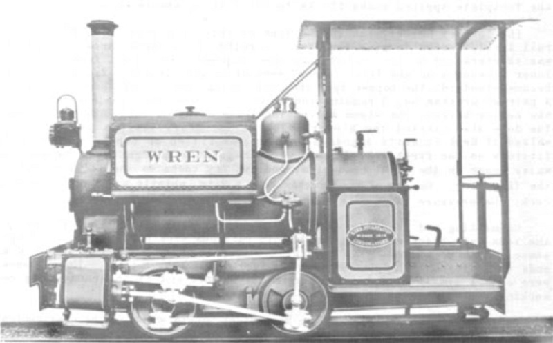 VAPOR MÍNIMO: Locomotiva Kerr Stuart classe WREN.