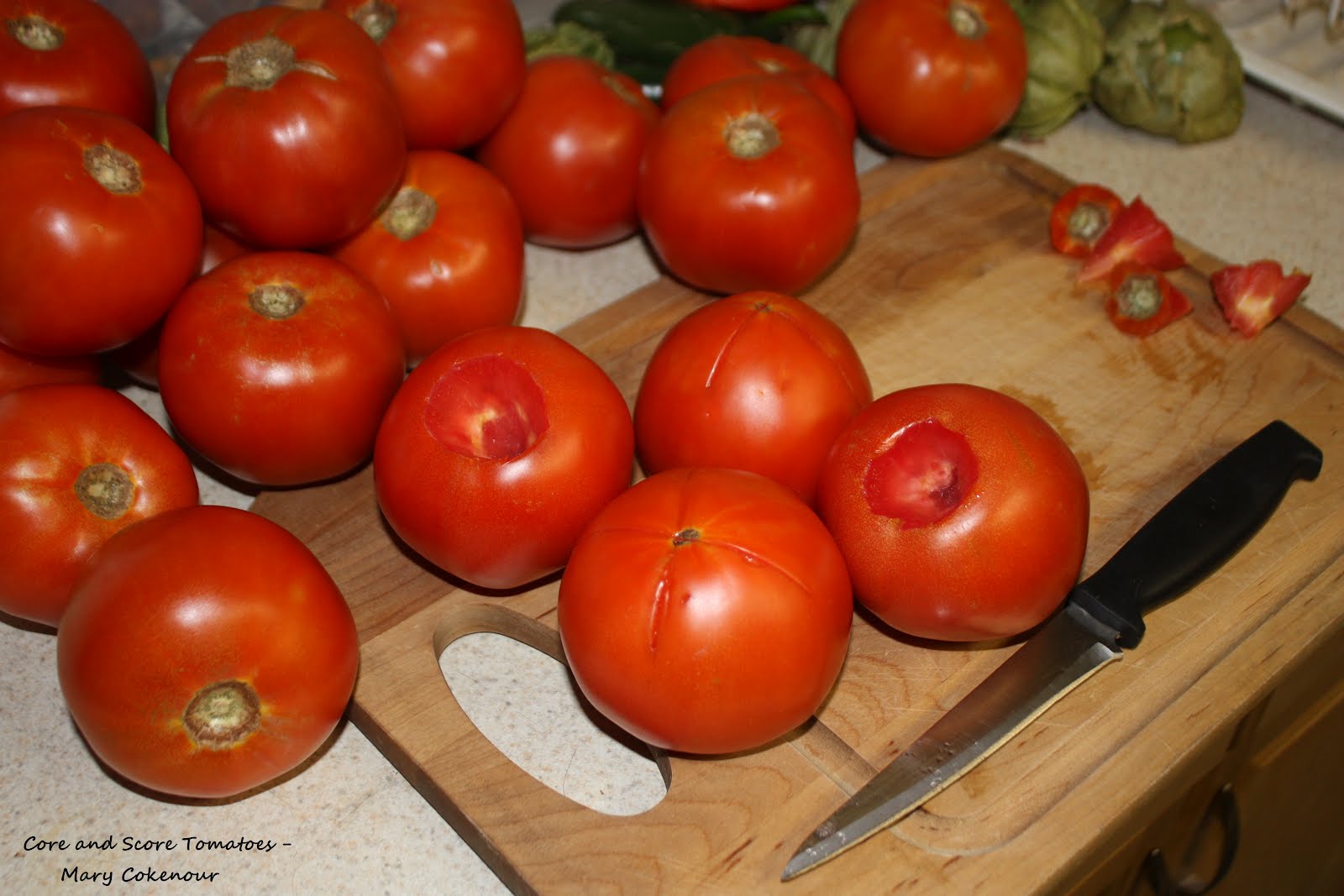 Food Adventures of a Comfort Cook: Tomato Processing Yields Fresh Results