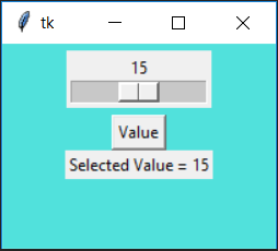 Tkinter Scale and Spinbox in Python