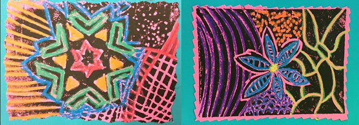 the colorful art room: Colored Prints