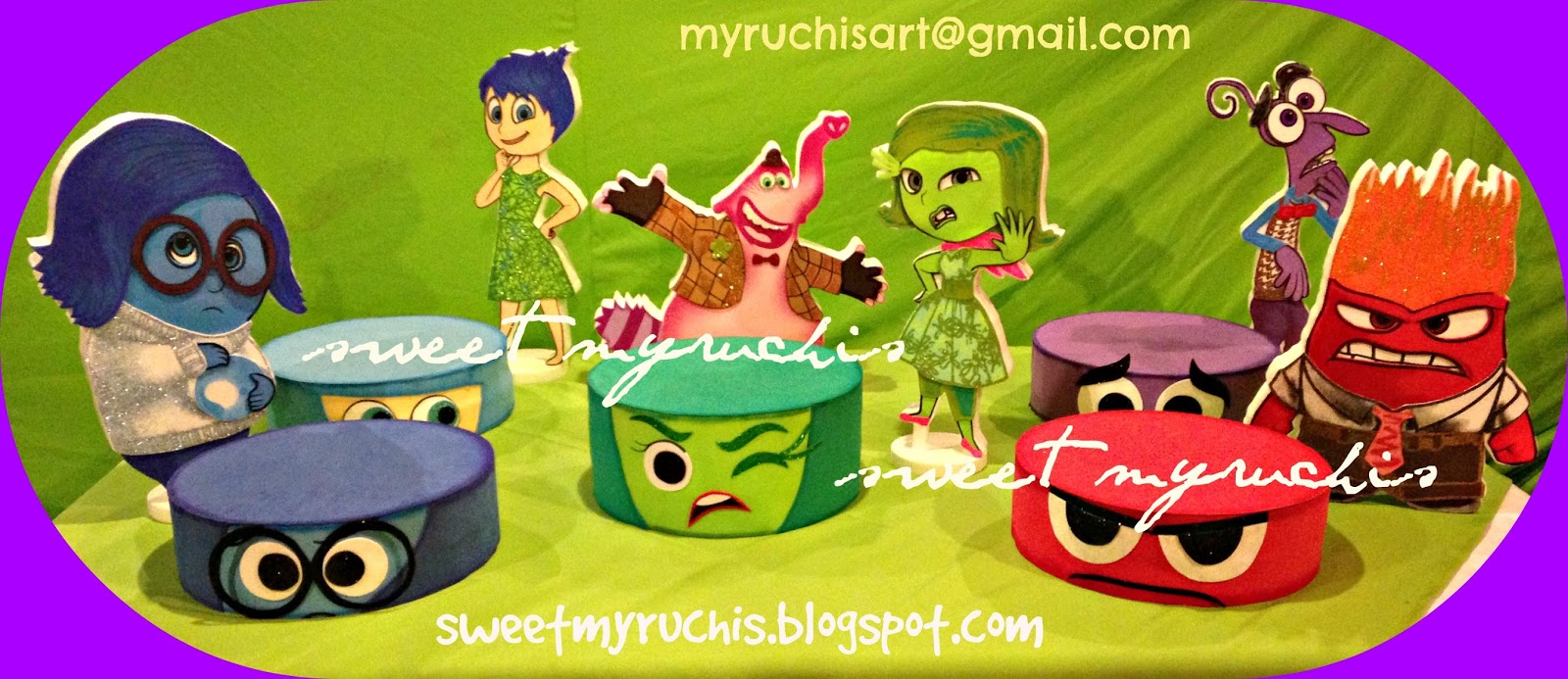 Myruchis: Ideas Fiesta Intensamente. Bases decorativas para mesa de ...