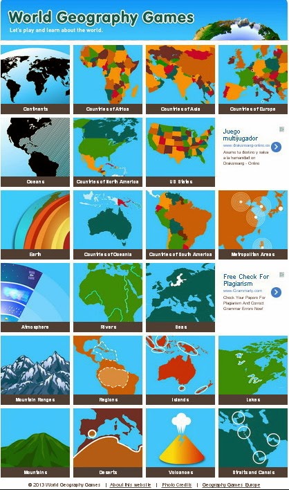 English Elda: World Geography Games