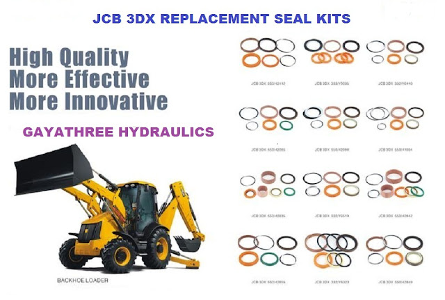 GAYATHREE HYDRAULICS: JCB 3DX BACKHOE CYLINDER SEAL KITS