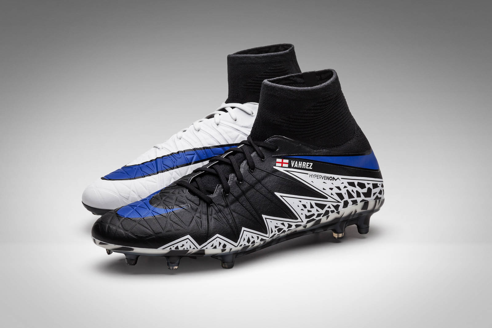 Jamie Vardy and Riyad Mahrez Debut Two-Colored Nike Hypervenom Phantom ...