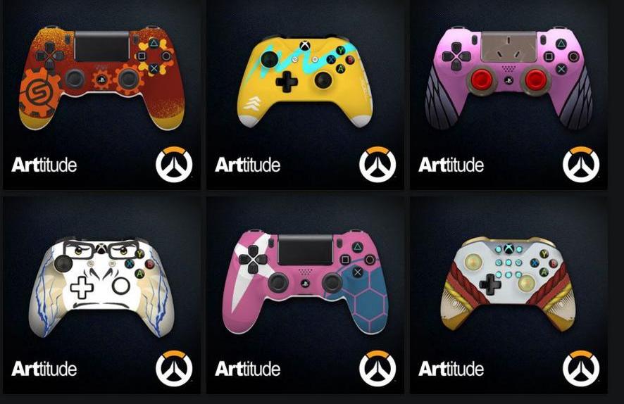 Custom Overwatch Controllers for the Anniversary Event | Yhan Game