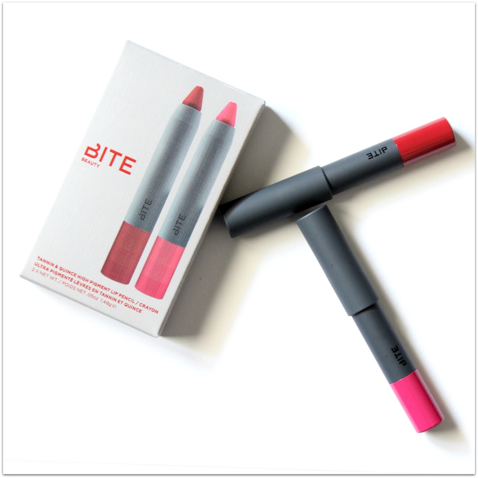 SWATCHES | Bite Beauty The Perfect Pair High Pigment Pencil Lip Set 'Bold'