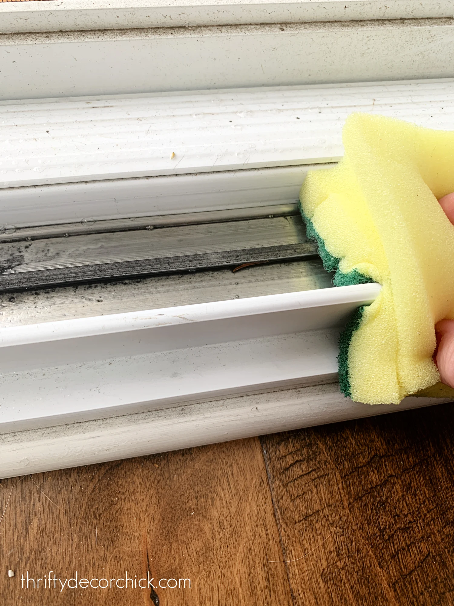 How to Clean Filthy Window Tracks and Sills | Thrifty Decor Chick ...