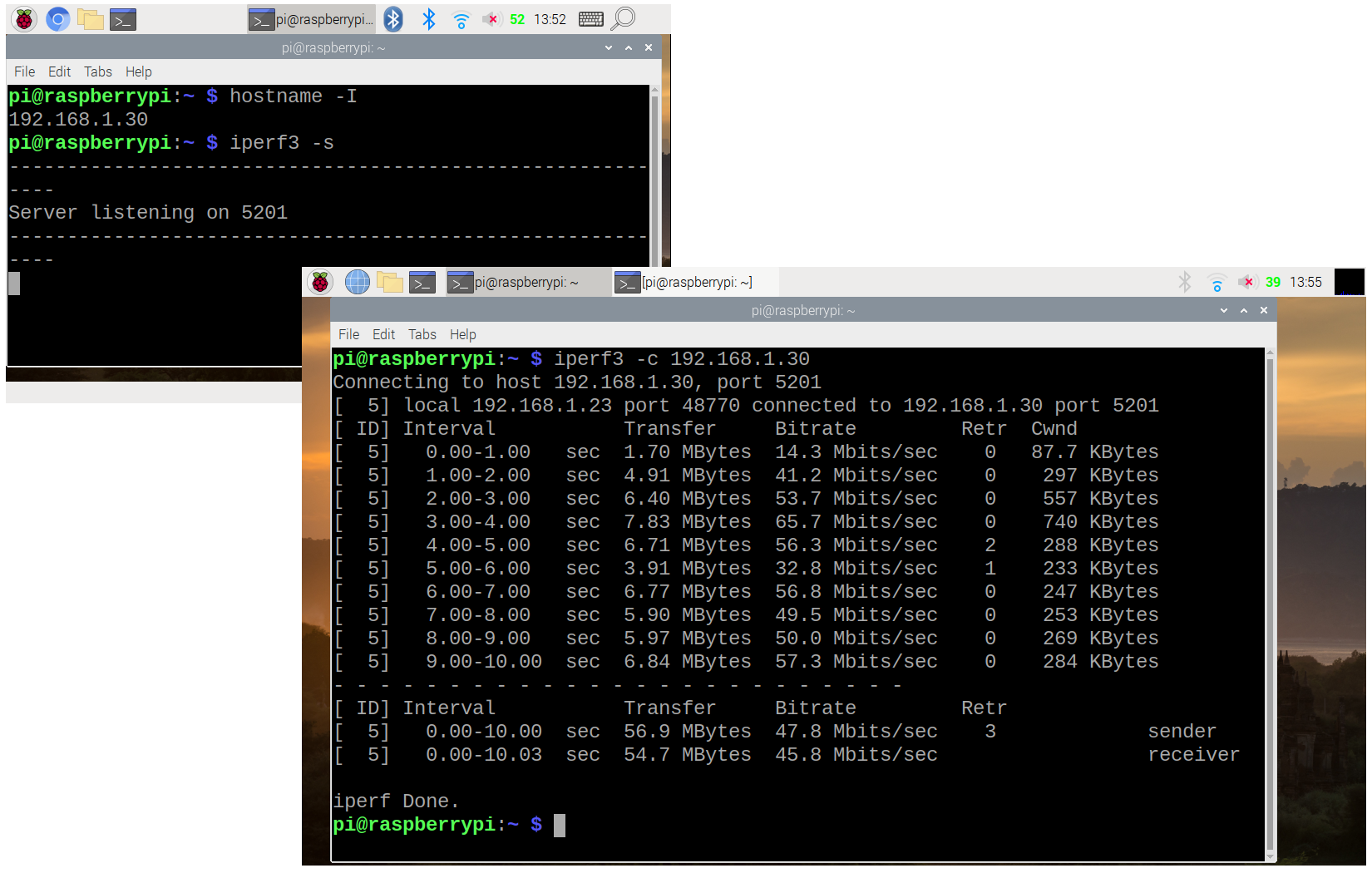 C Socket Programming Raspberry Pi