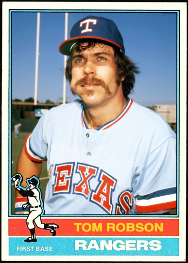 WHEN TOPPS HAD (BASE)BALLS!: NOT REALLY MISSING IN ACTION- 1976 TOM ROBSON
