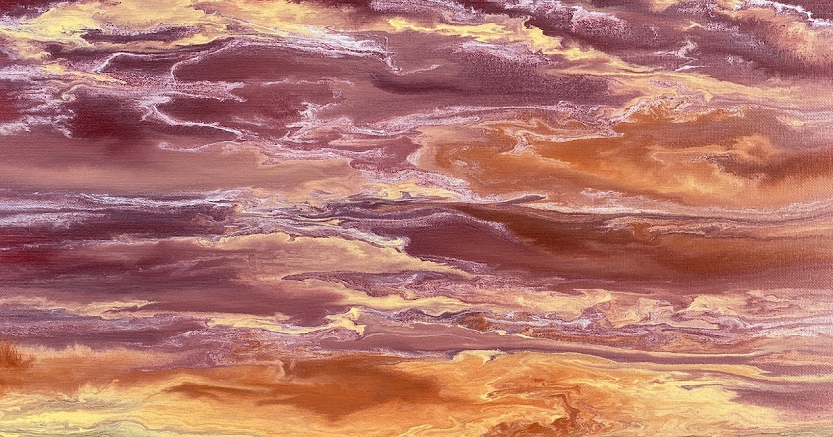 Contemporary Artists of Colorado: Abstract Landscape, Sunset Painting ...