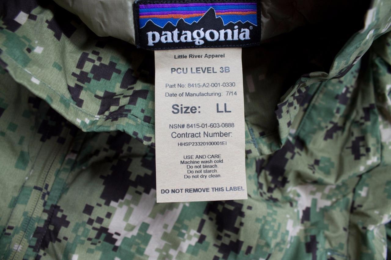 Webbingbabel: Patagonia PCU Level 3B Type III AOR2 Jacket
