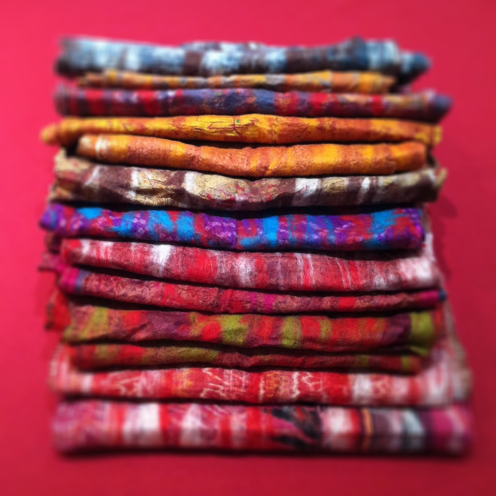 Common Thread Textiles: Lightweight Felted Silk Scarves from Kathmandu