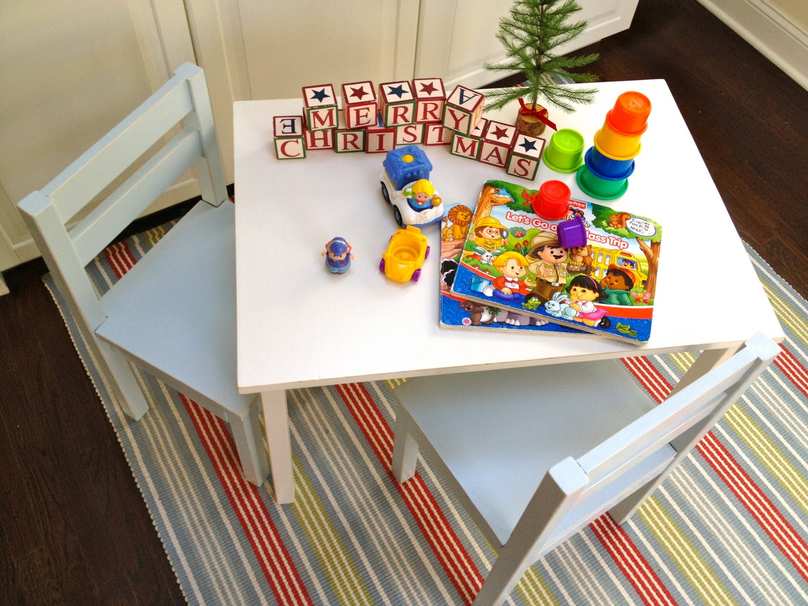 DIY Kids Table with Chairs - Jaime Costiglio