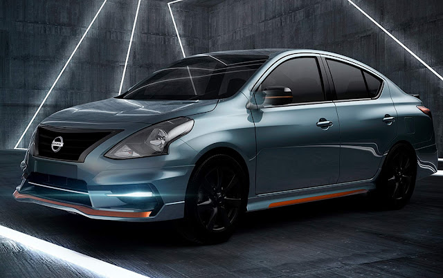 Nissan Versa S-TECH: show car enfeitado e colorido