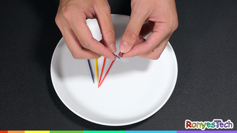 Rainbow Toothpick Star - Science Experiment for kids - Science ...