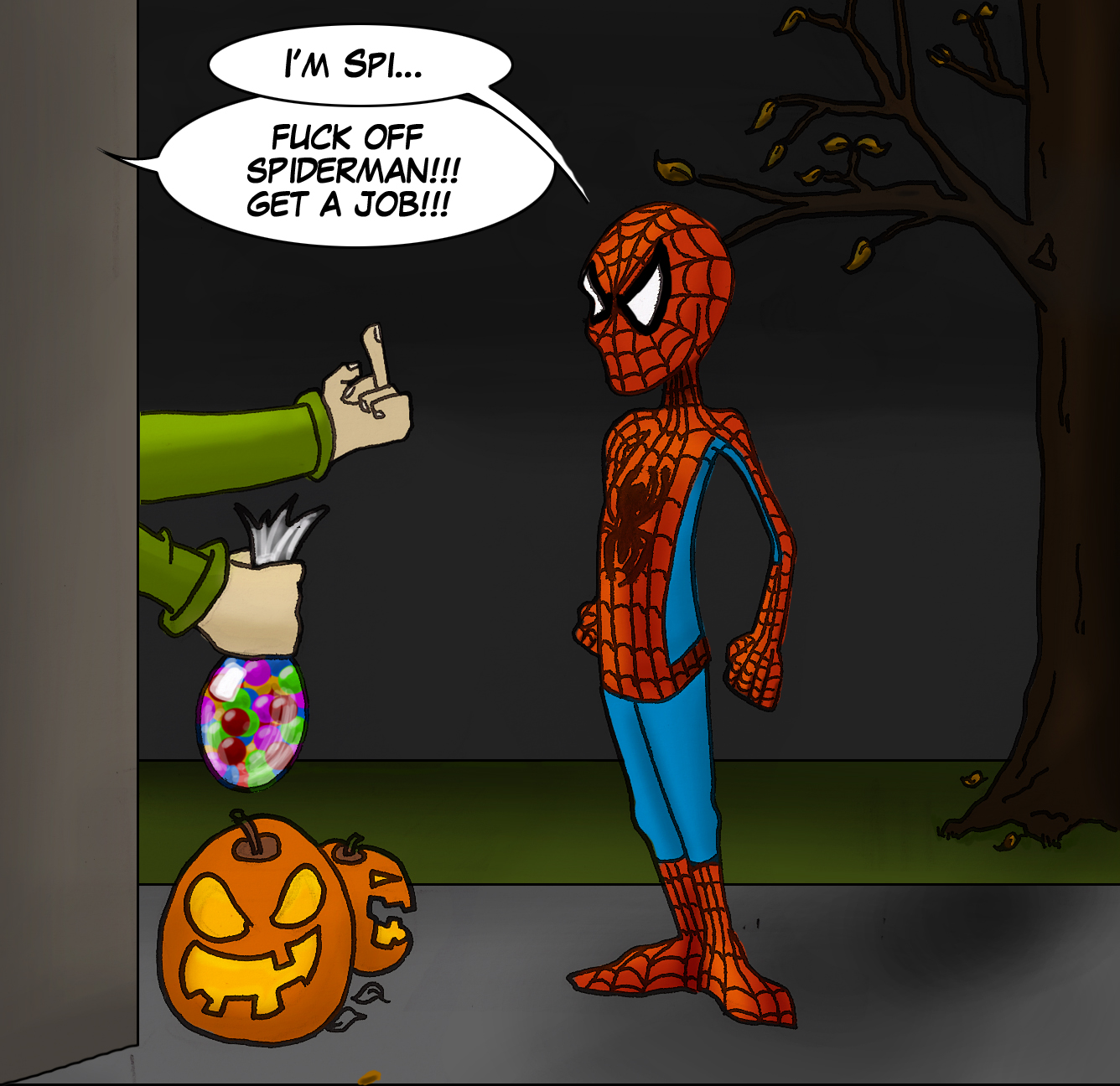 SuperHeroCartoons: Trick or Treat!