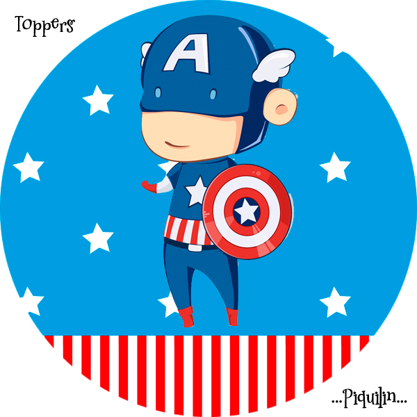 Captain America Baby: Free Printable Mini Kit. - Oh My Fiesta! for Geeks
